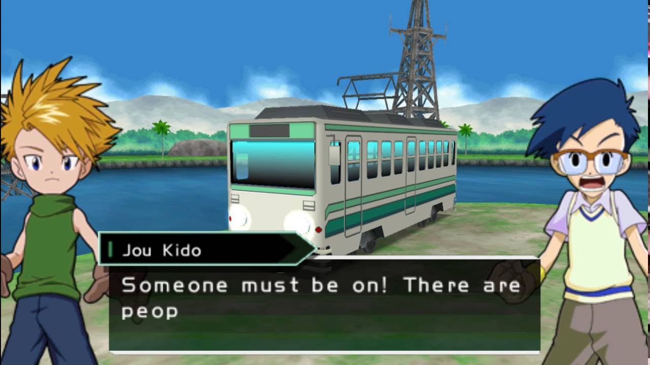 [PSP]Digimon Adventure : Blue Wolf , Garurumon ! - YouTube