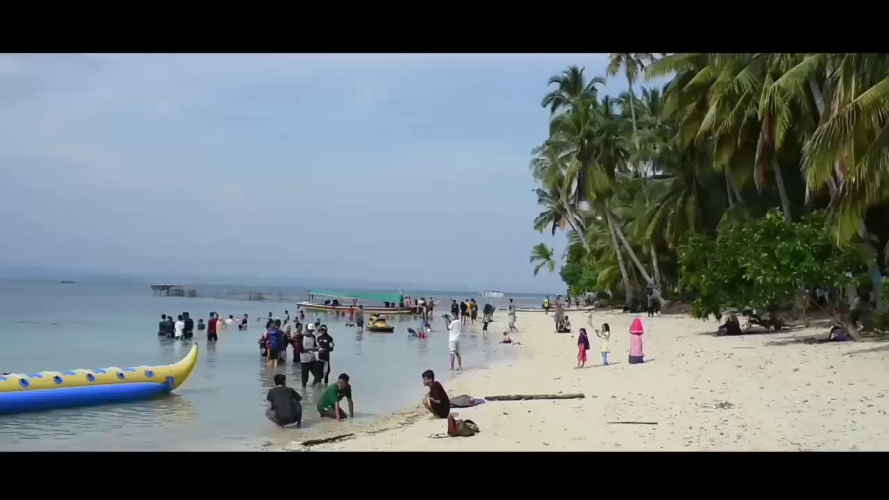 Pantai Pulau mahitam, pesawaran, lampung - YouTube