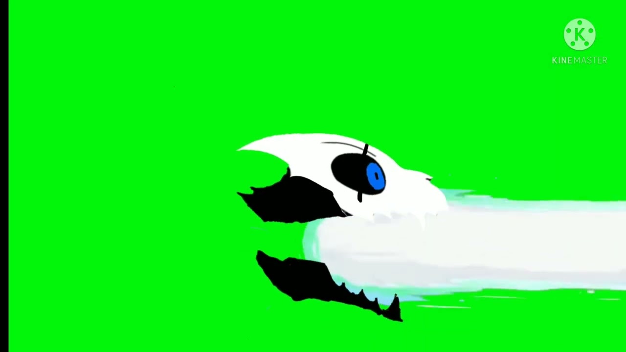 Gaster blaster (estilo glichtale sand blaster) green screen pra usa ...