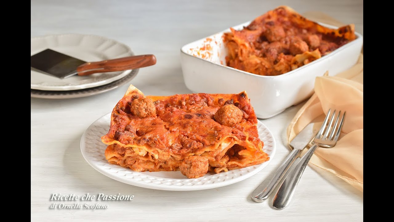 Lasagne alla calabrese - Sagne chine - Ricette che Passione - YouTube