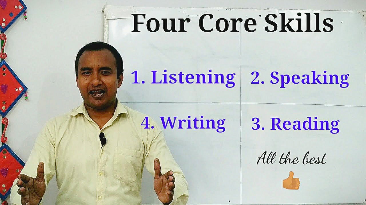How can we learn English ? Four Core Skills (LSRW) - YouTube
