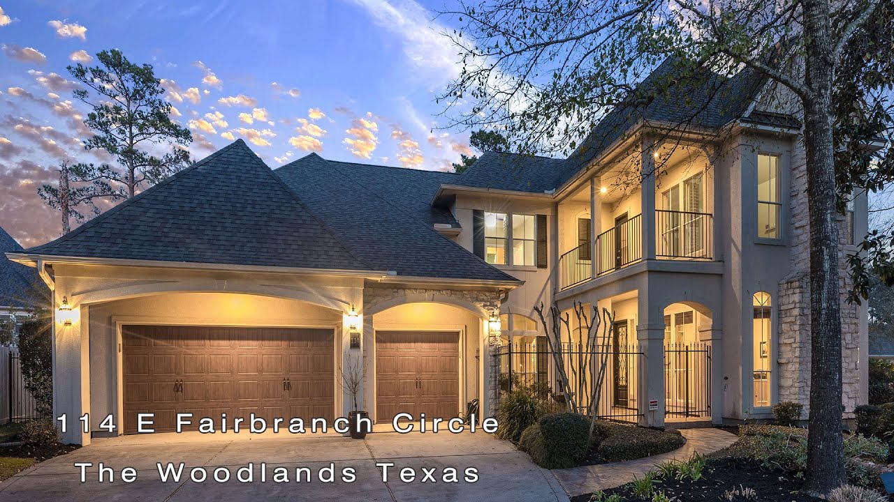 The Woodlands 114 E Fairbranch Circle - YouTube