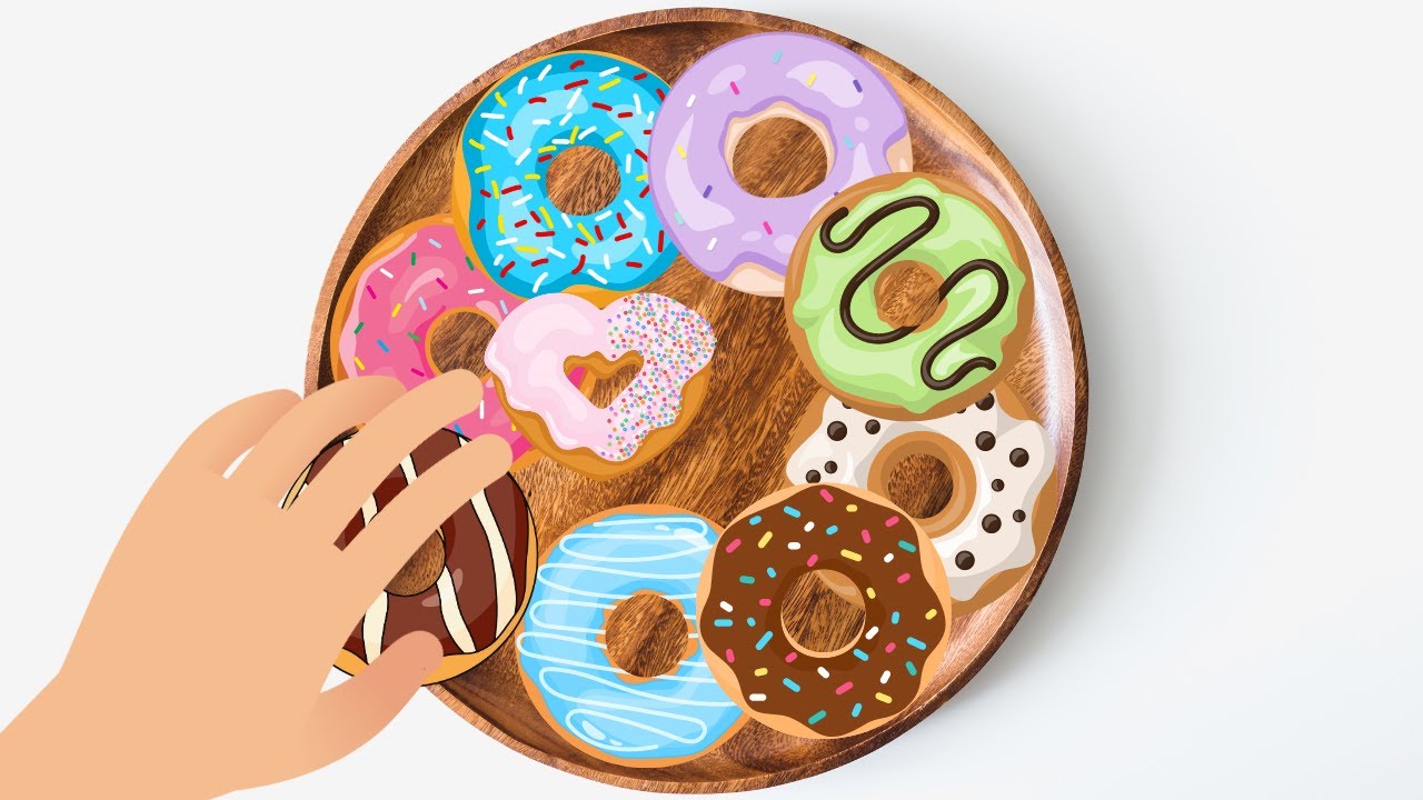 10 Little Donuts | Learn to Count with Donuts | Kids Educational Song ...