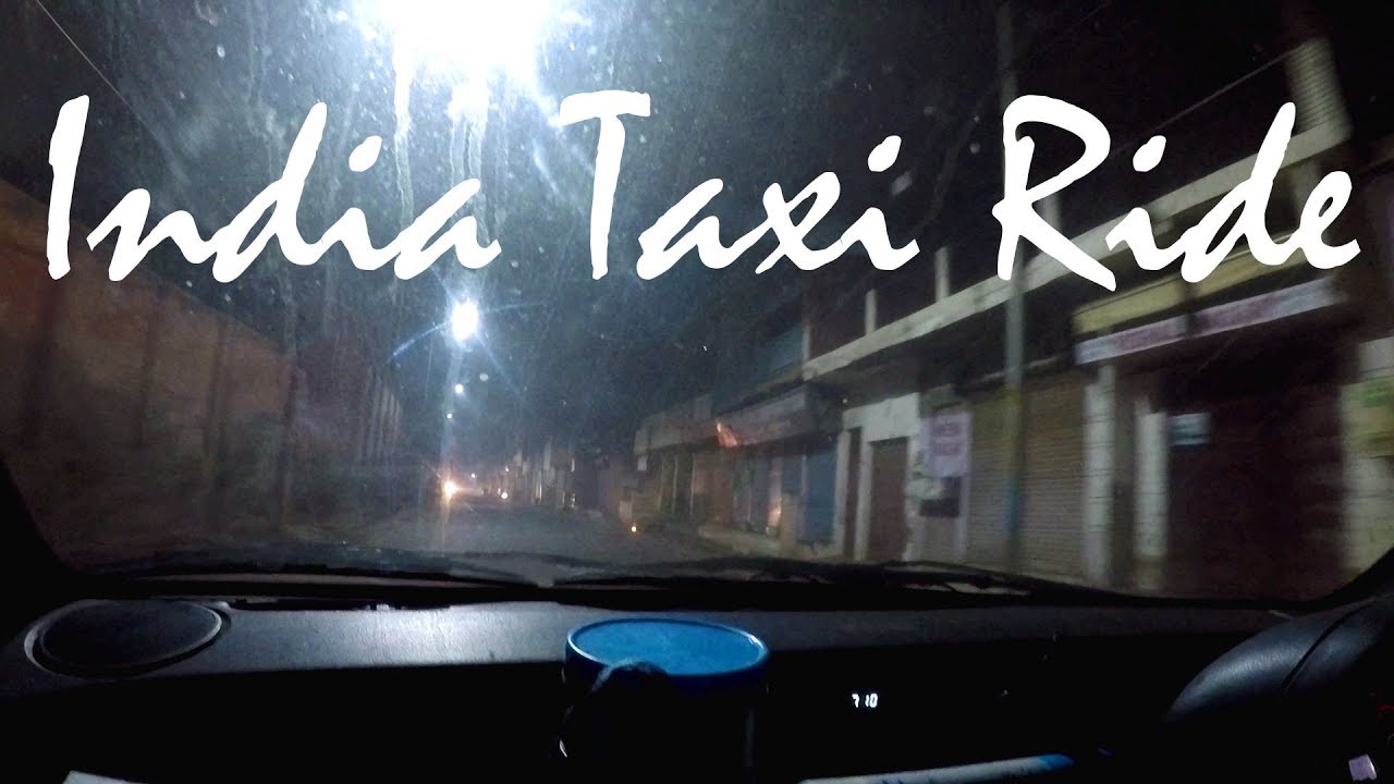 Late Night Taxi Ride in Agra, India (with pushy driver) - YouTube