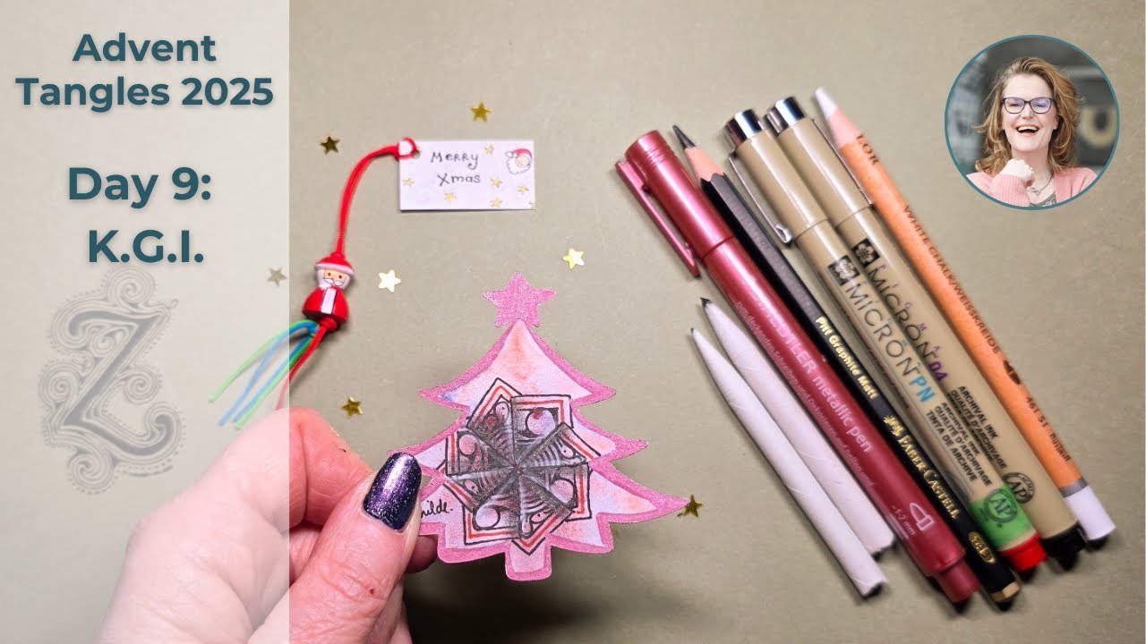 Zentangle Advent Tangles - No magazine, no scrolling. Just one tangle ...