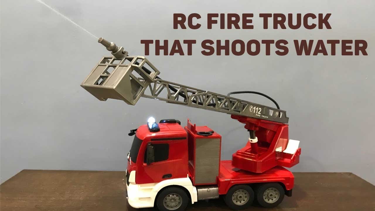 RC Fire Truck that Shoots Water | Unboxing and Testing | Planet RC ...