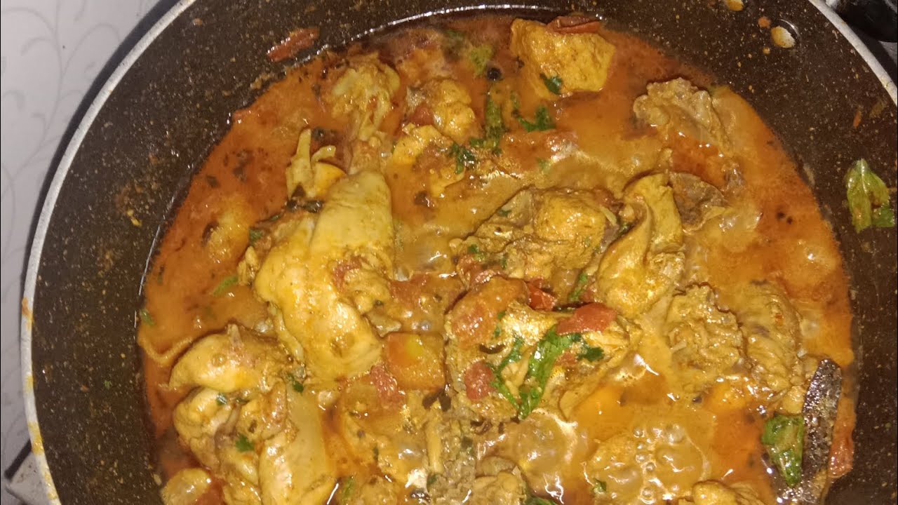 No onion chicken curry recipe | Chicken curry without onion Kerala ...