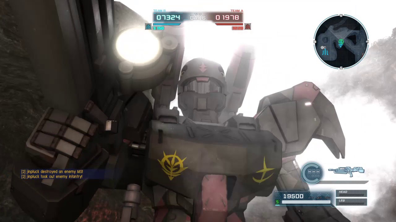 MOBILE SUIT GUNDAM BATTLE OPERATION 2_GBO2 _G-Line Full Custom - YouTube