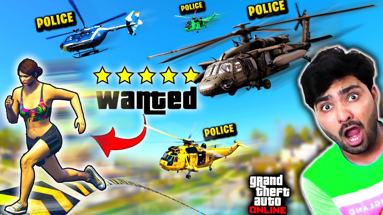 Best Police Chase Escape in GTA 5!! - YouTube