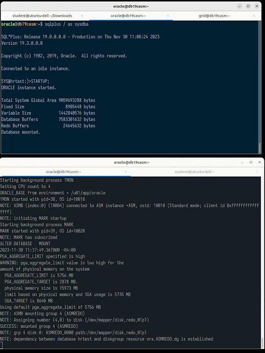 Oracledba Linux Tutorial Oracle Dba Youtube