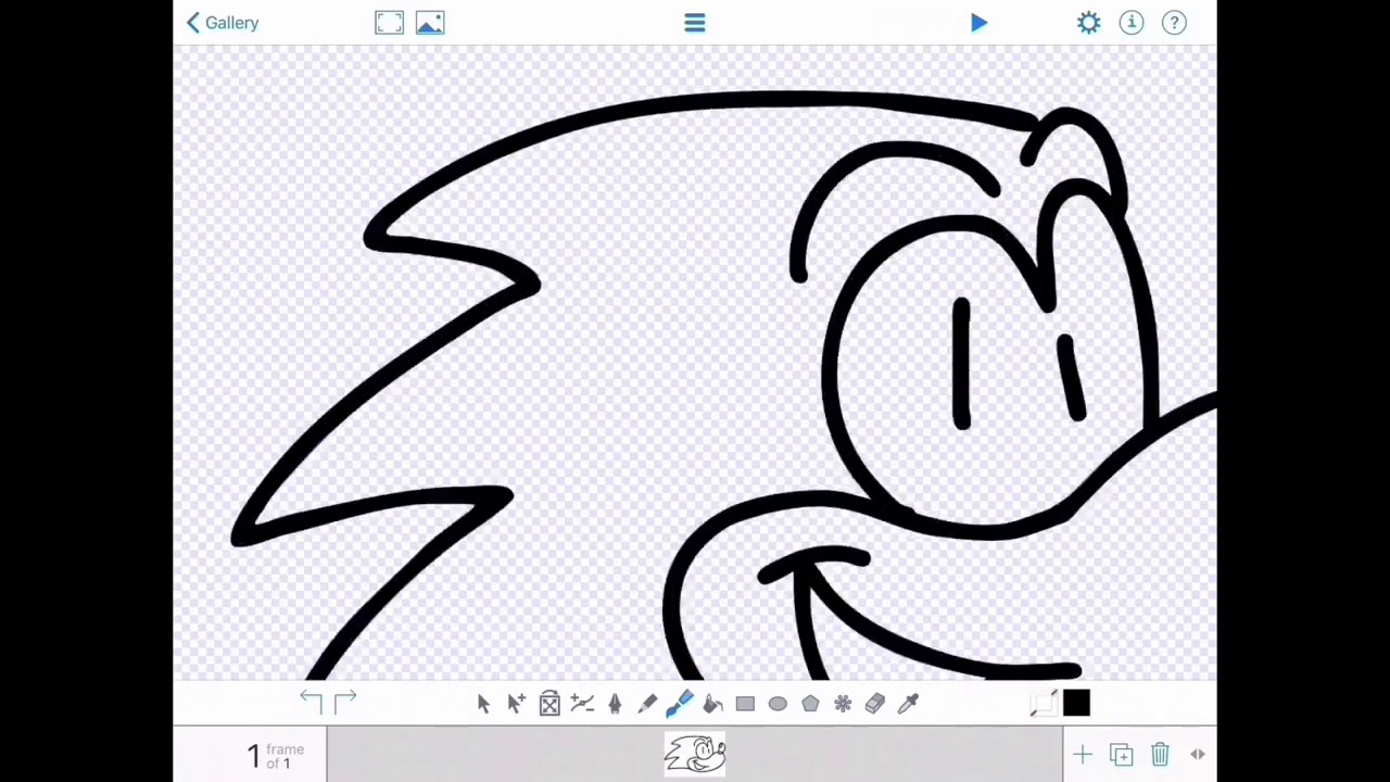 Zach draws Sonic the hedgehog - YouTube
