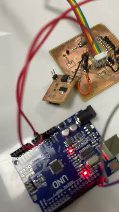 I2c communication between my board and Arduino - YouTube