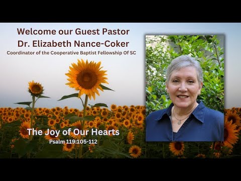 "The Joy of Our Hearts" : Dr. Elizabeth Nance-Coker 07/16/2023 - YouTube