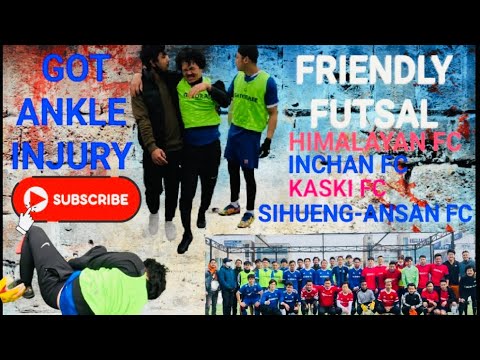 Friendly futsal || got leg injury || Hope I will recover soon… # ...