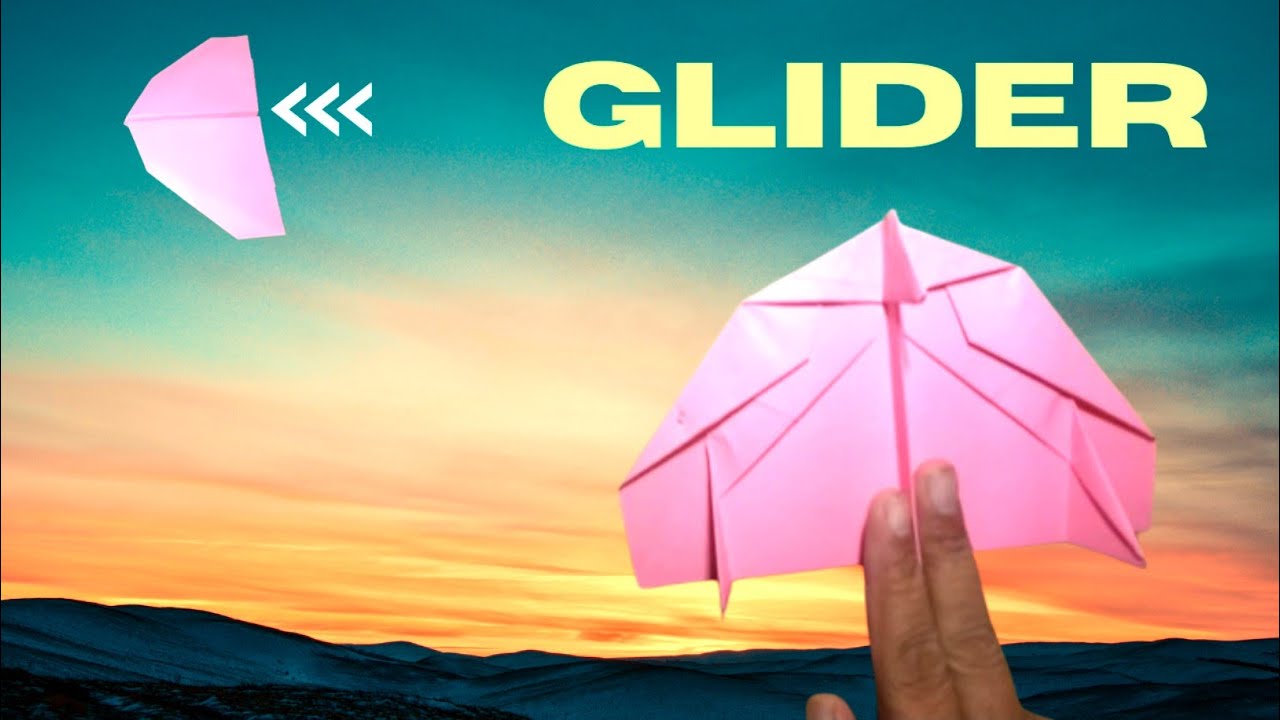 Paper Glider Making ️ | Easy Paper glider - YouTube