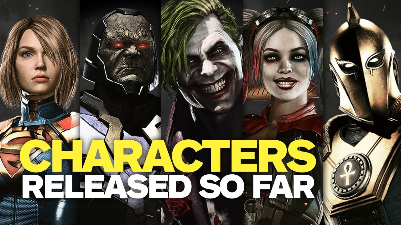 Every Injustice 2 Character Revealed So Far - April 2017 - YouTube