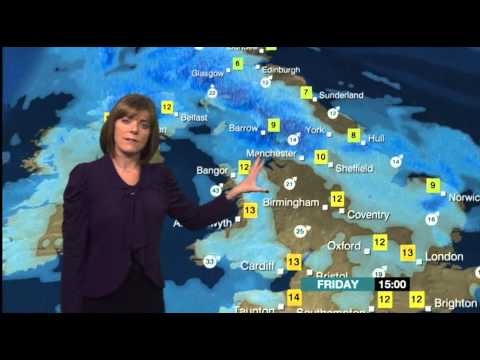 Louise Lear Early BBC Weather 2014 01 09 - YouTube