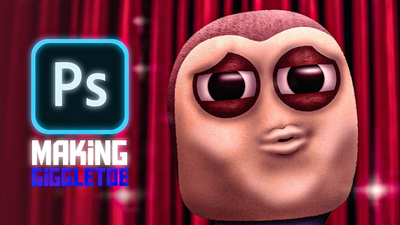 Making Giggletoe in Photoshop | FNF: AnotherBrother - YouTube