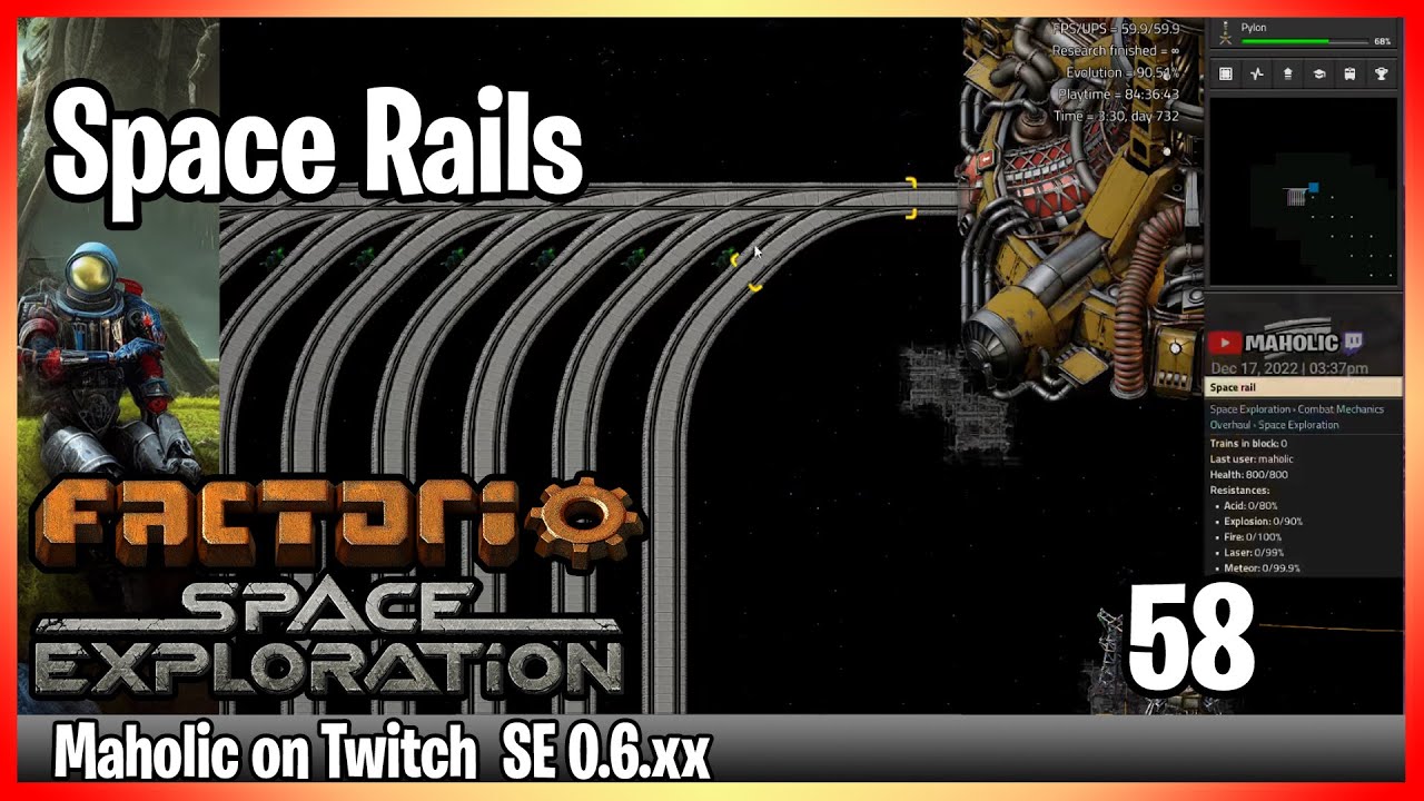 ⚙️Factorio ️ Defending Nauvis with Meteor defenses Space exploration 0. ...