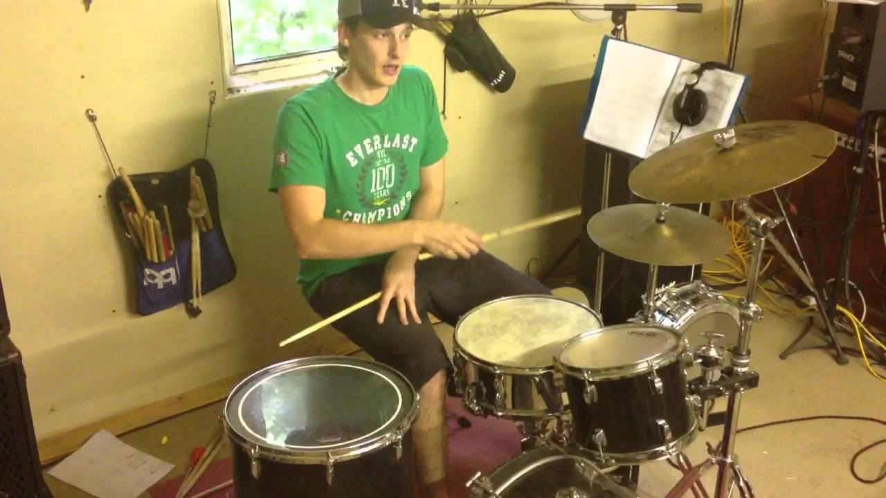Drum Lesson For Beginners. 16th Notes on the Kick Drum #49 - YouTube