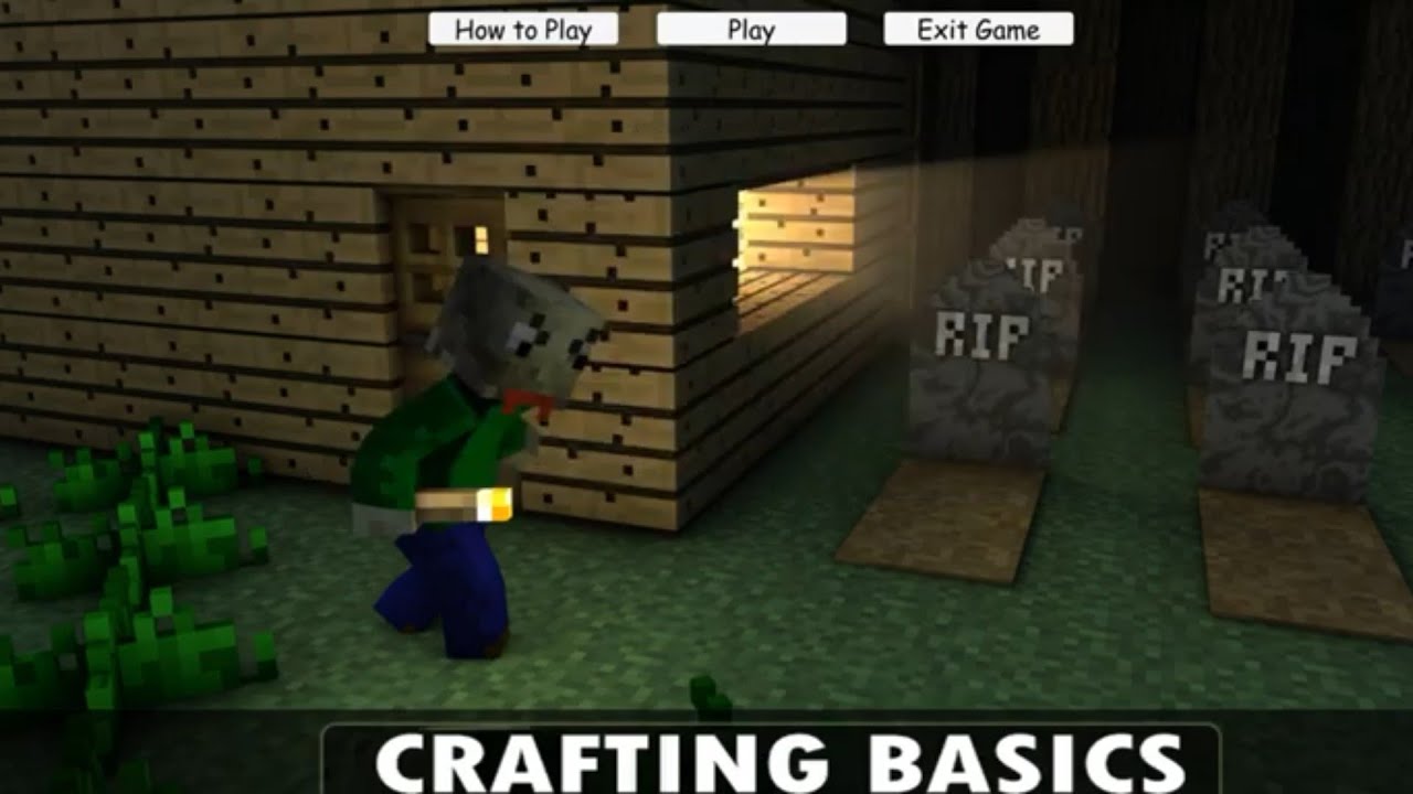 Baldi's crafting basic (baldi's basic fan game) - YouTube