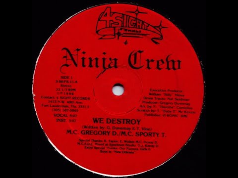Ninja Crew - We Destroy (Instrumental) 4 Sight records 1986 - YouTube