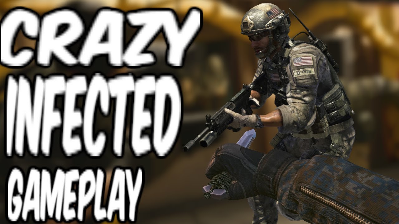 COD Modern Warfare CRAZY INFECTED Gameplay!! So CLOSE!! - YouTube