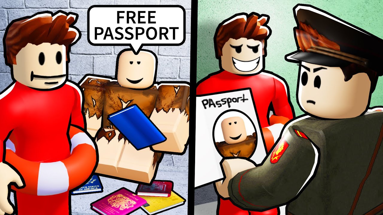Trying FAKE passports at Roblox borders.. - YouTube