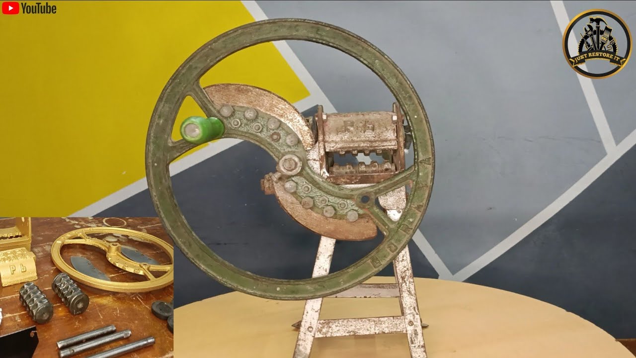 old rusty cutter restoration | saag cutter restoration | chaff cutter ...