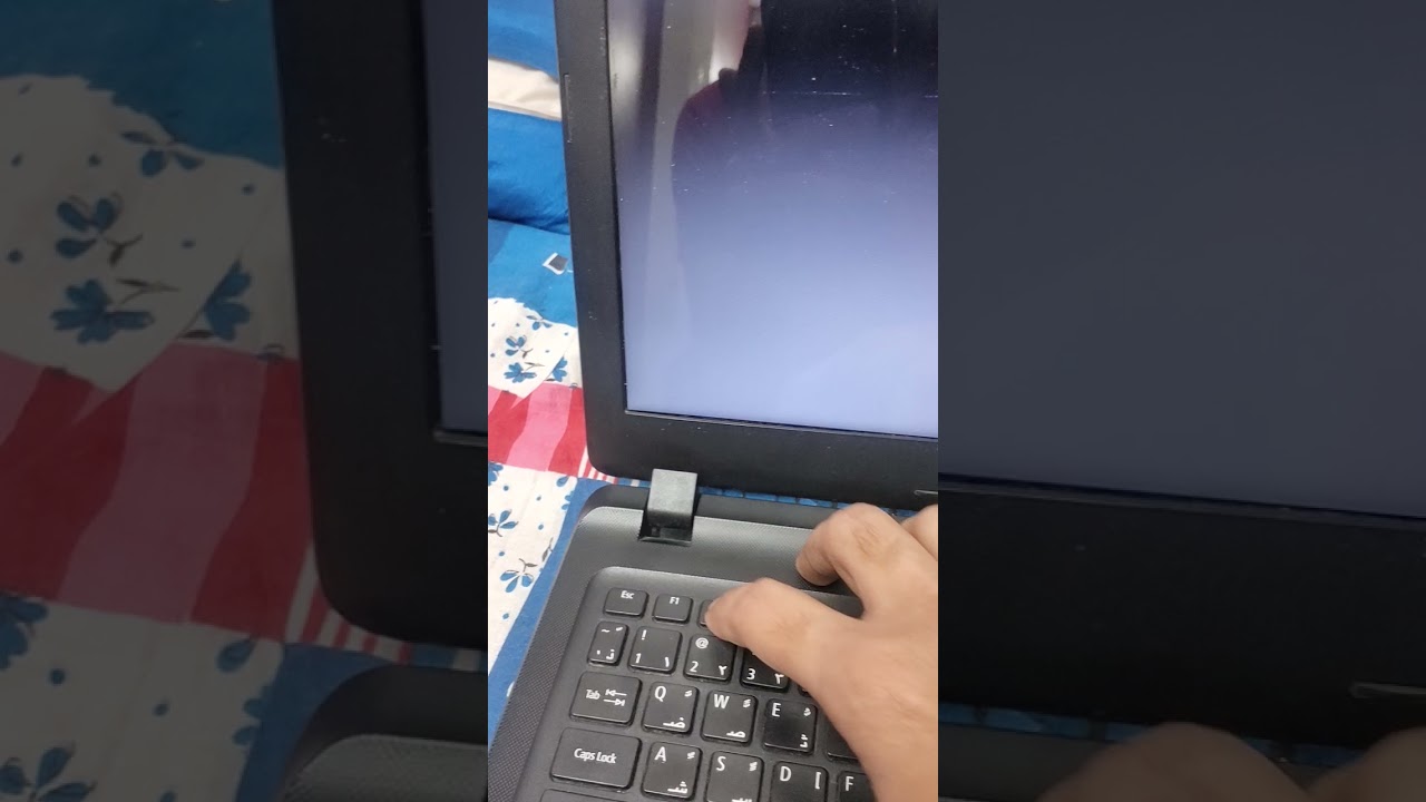 Acer laptop boot up menu problem - YouTube