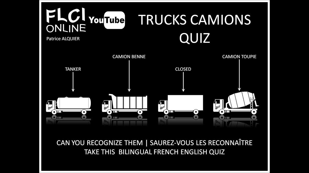 Camions Trucks | Types of Lorries | Types de Camions - YouTube