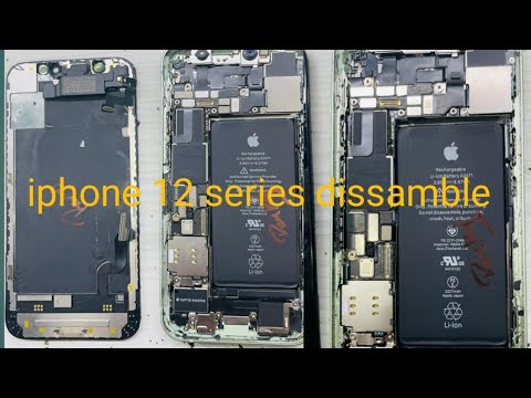 iphone 12 mini dissamble and how to open iphone all 12 series - YouTube