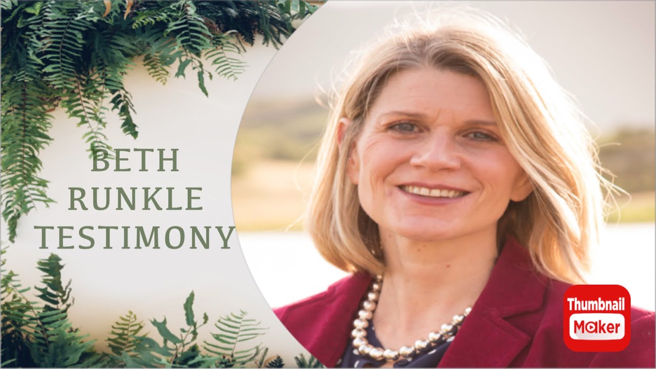 Minister Beth Runkle’s Testimony 🪖 - YouTube