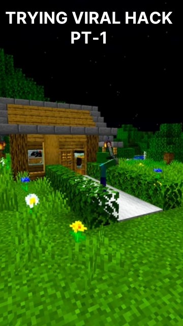 TESTING VIRAL HACK🤬🌚 REAL OR FAKE🤥 #shorts #minecraft #gaming #trending ...