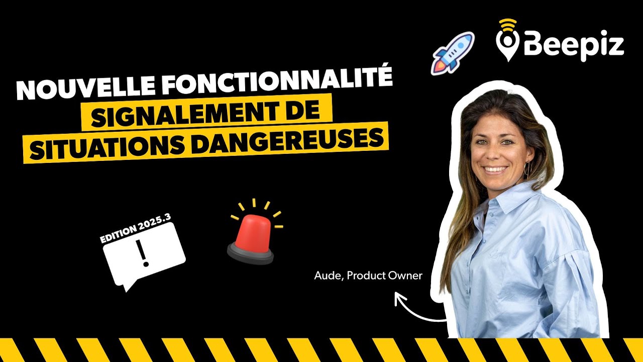 🚨 Nouveauté Beepiz : Le signalement de situations dangereuses - YouTube
