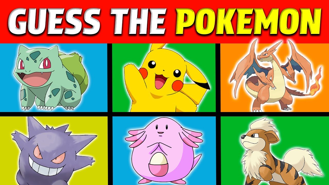 WHO'S THAT POKÉMON? | Guess 15 Pokemon (Gen 1) | Pokémon Quiz - YouTube