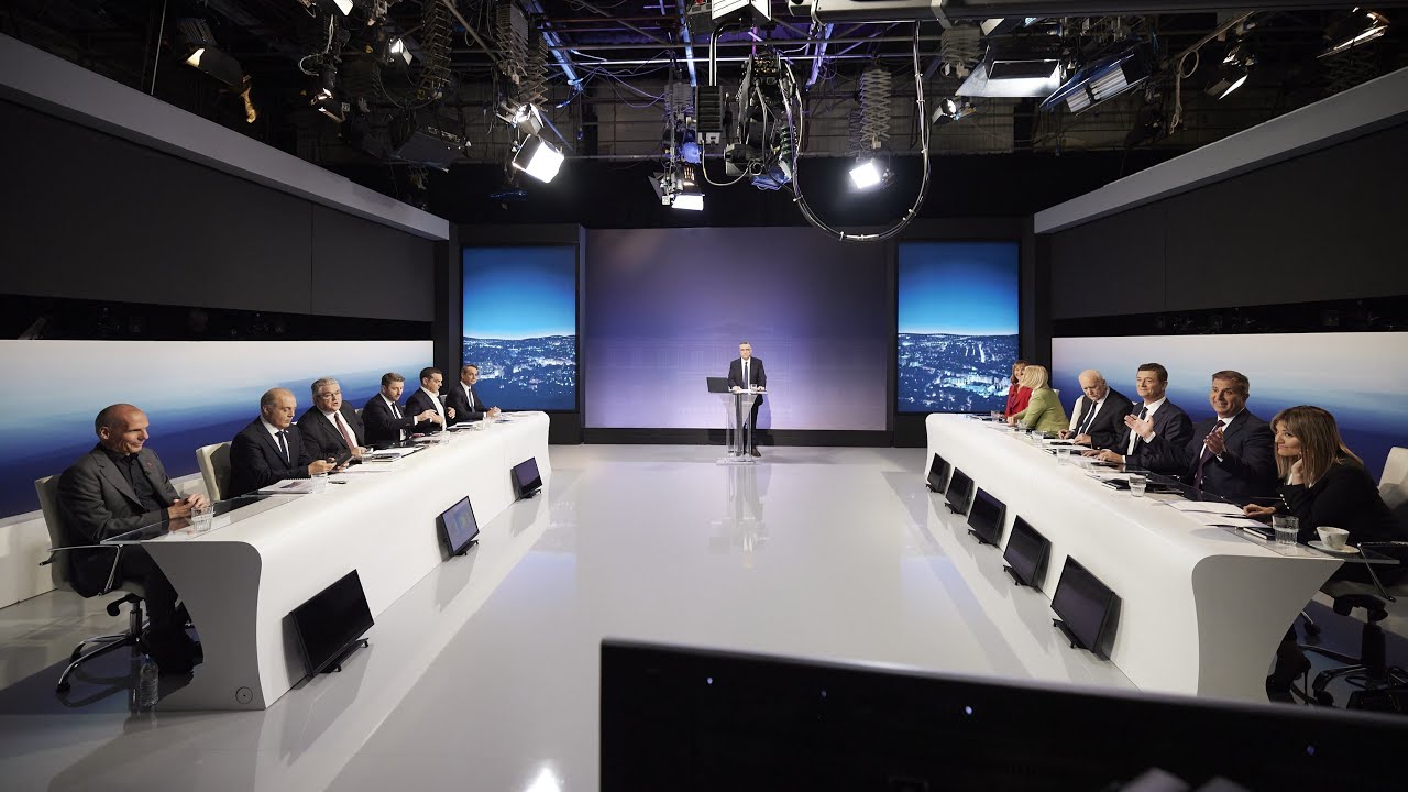 Debate των πολιτικών αρχηγών - YouTube