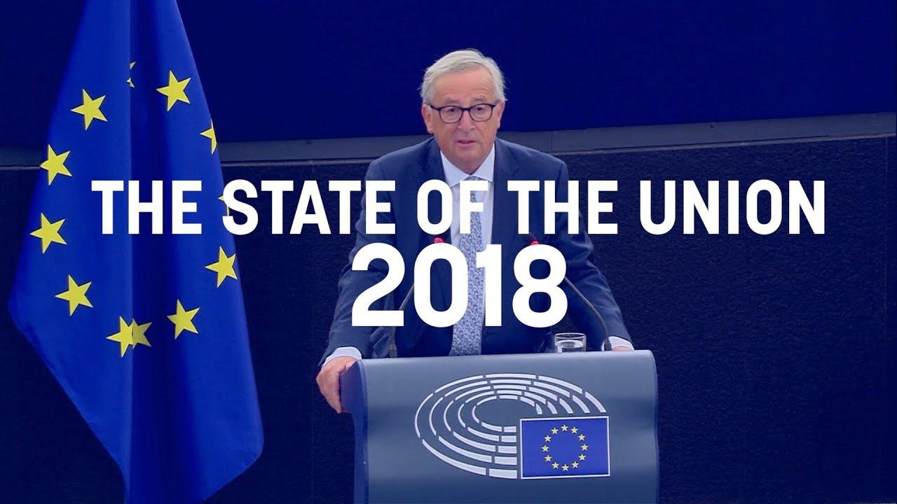Juncker's full 2018 State of the Union speech - YouTube
