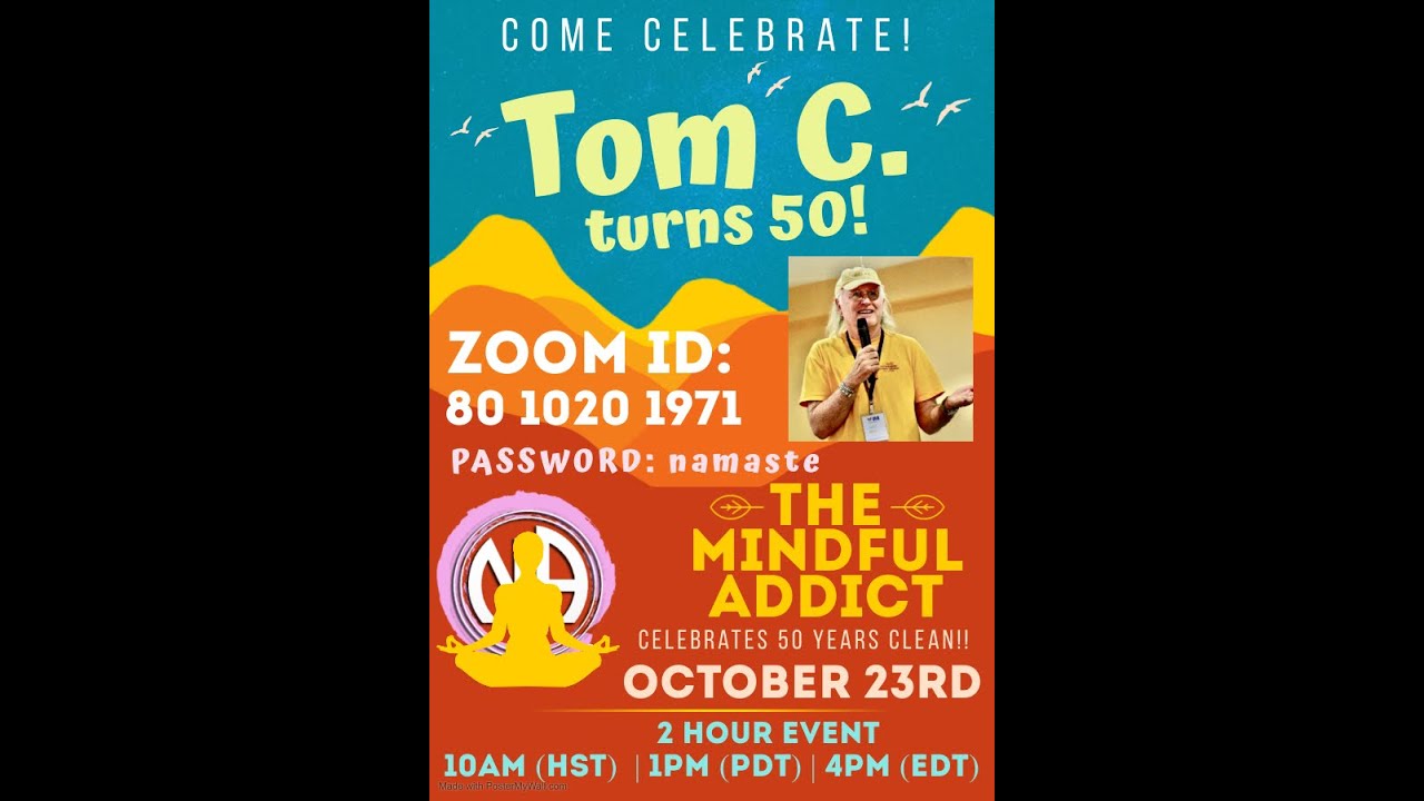 Tom Catton (from Hawaii) ~ 50th Recovery Celebration ~ October 23rd ...