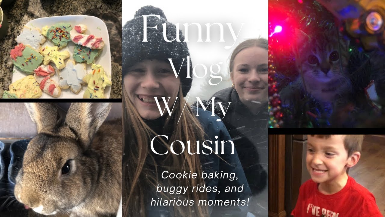 Hilarious Video With My Cousin! Cookie Baking, Side by Side Rides and ...