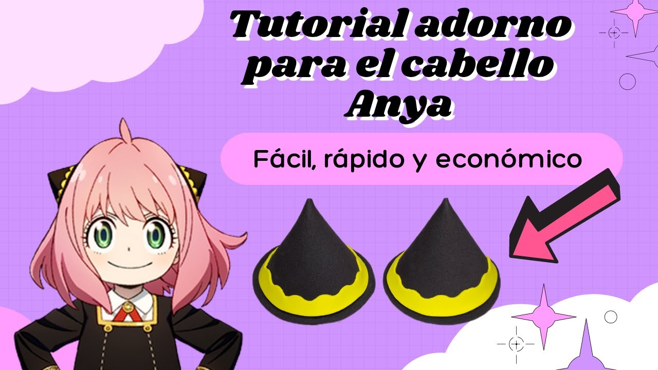 Diy Anya como hacer su adorno de cabello♡ Manualidad Spy x family ...