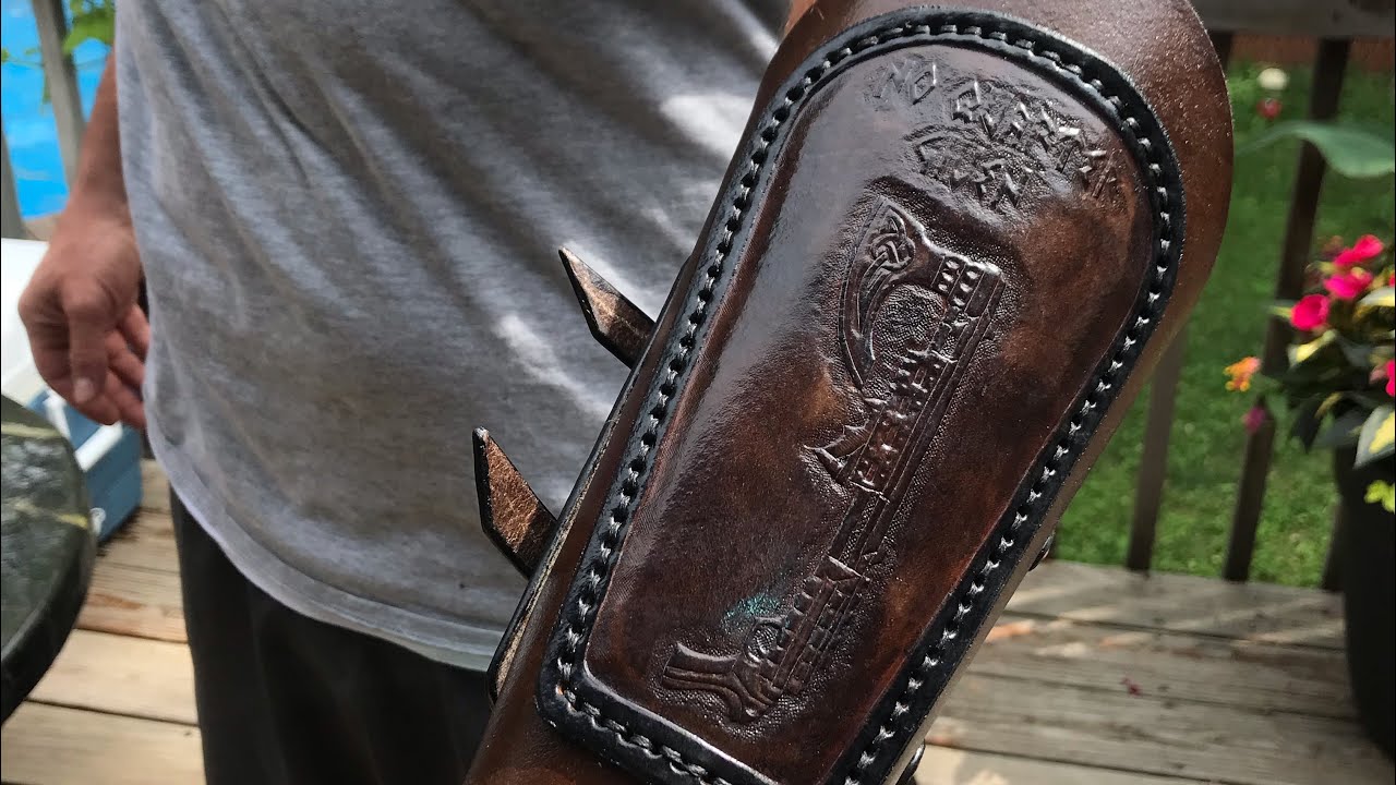 We Made a Fully Functional Leather Bracer and here’s how it turned out ...