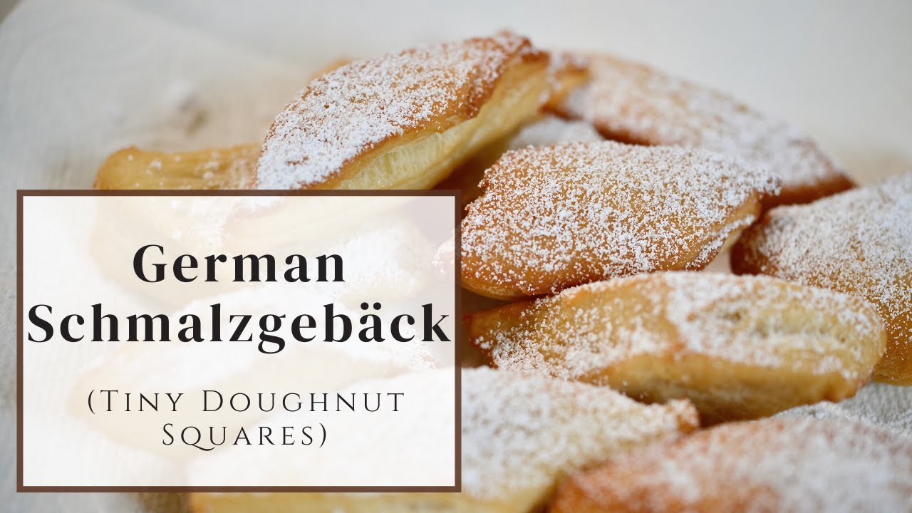 German Schmalzkuchen | Tiny doughnuts - YouTube