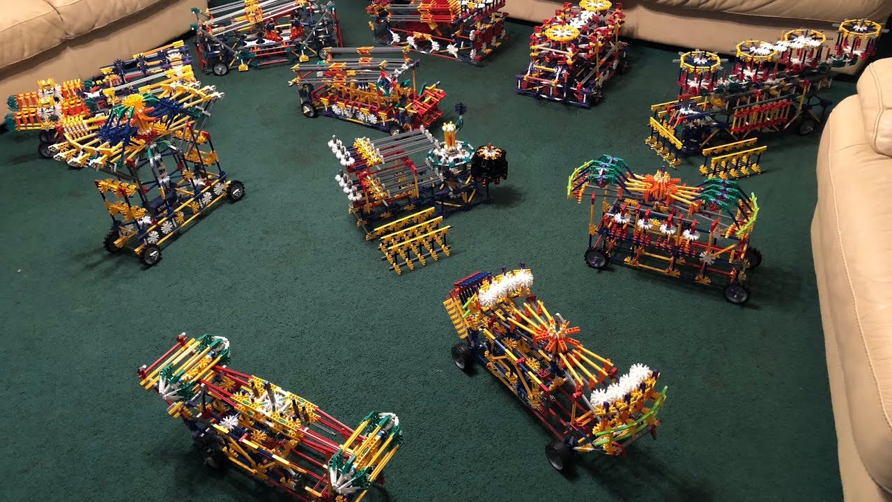 Knex Traveling Carnival / Knex Fair. All Rides Racked. Knex Fair ...
