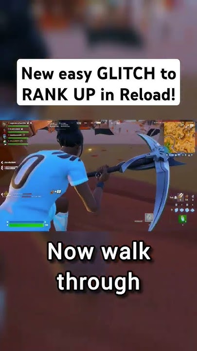 Easy GLITCH to rank up in Reload! #fortnite #fortnitememes #gaming #fyp #viralvideo #glitch ...