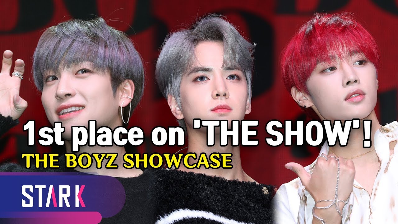 "1st place on 'The Show'", THE BOYZ SHOWCASE (더보이즈, "주연이 MC인 '더 쇼'에서 1위 ...