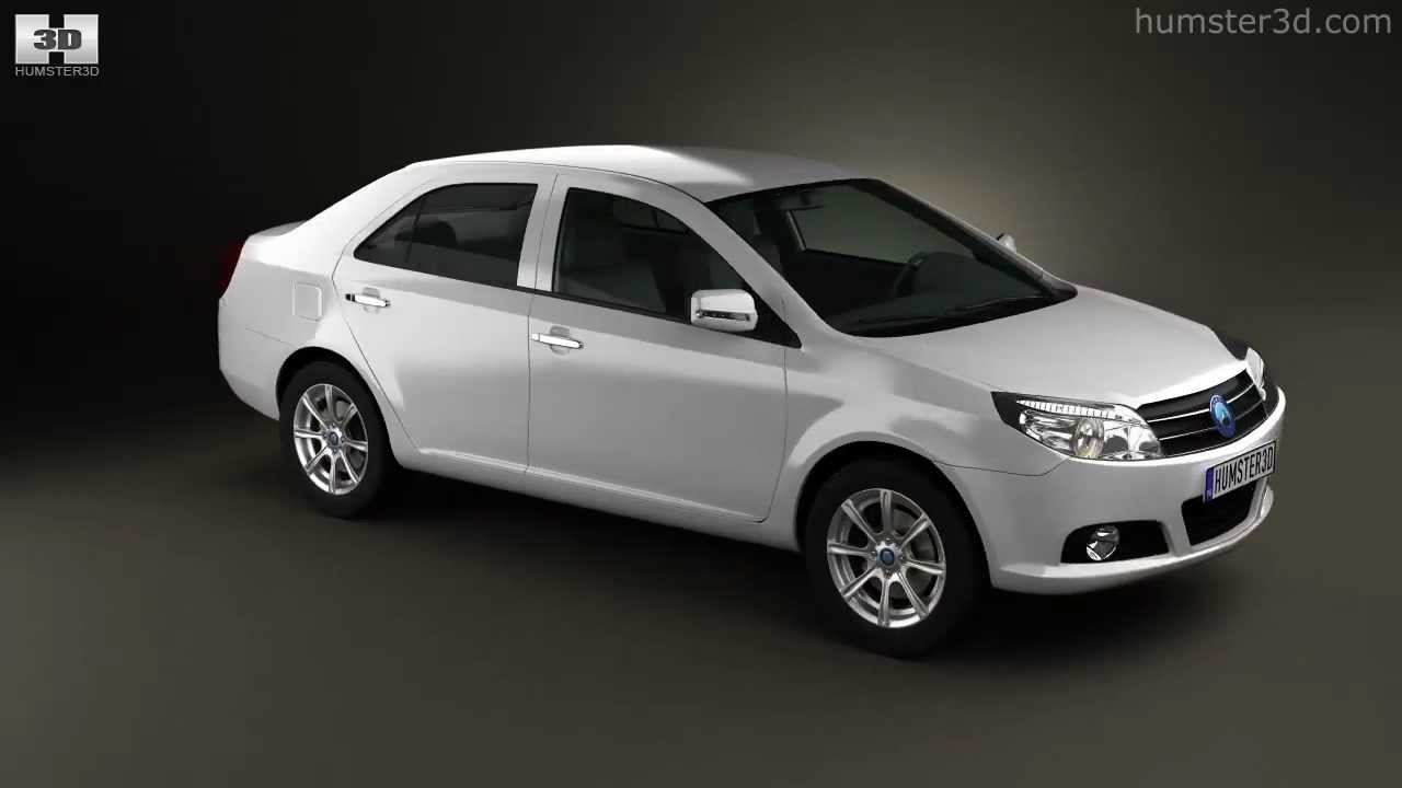 Geely MK sedan 2014 3D model by 3DModels.org - YouTube
