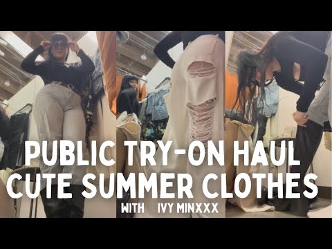 PUBLIC TRY-ON HAUL - CUTE SUMMER CLOTHES