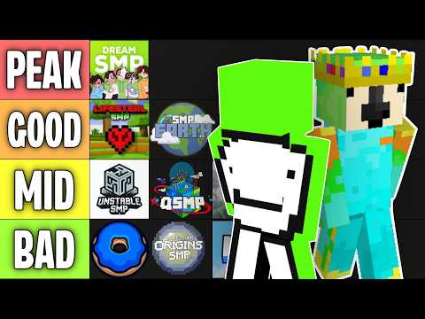 I Ranked EVERY Minecraft SMP (Tier List)
