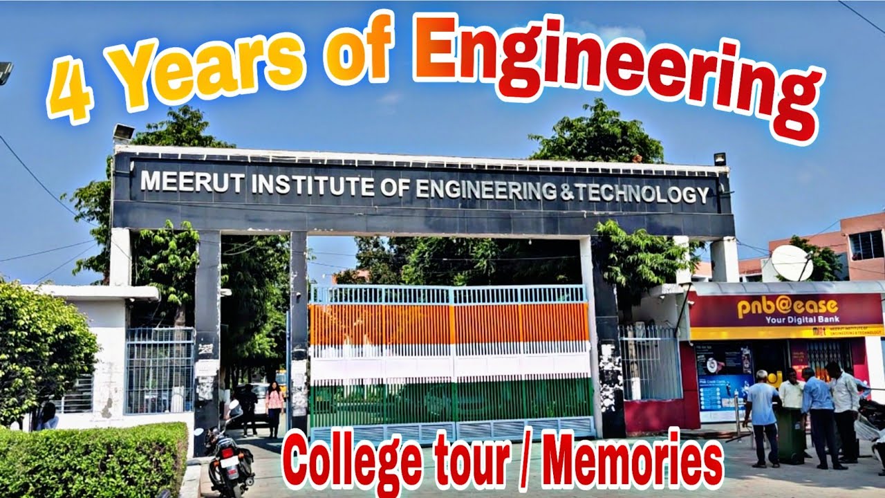 Engineering life memories and College tour | MIET Meerut #collegetour # ...